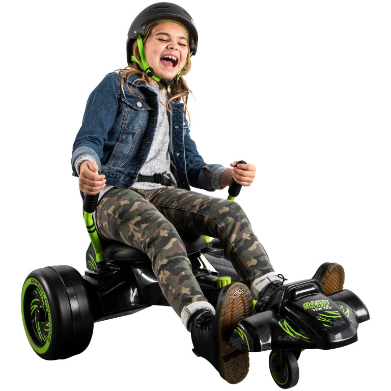 Huffy Green Machine Vortex – 12V Electric Ride On With 360 Spin Action ...